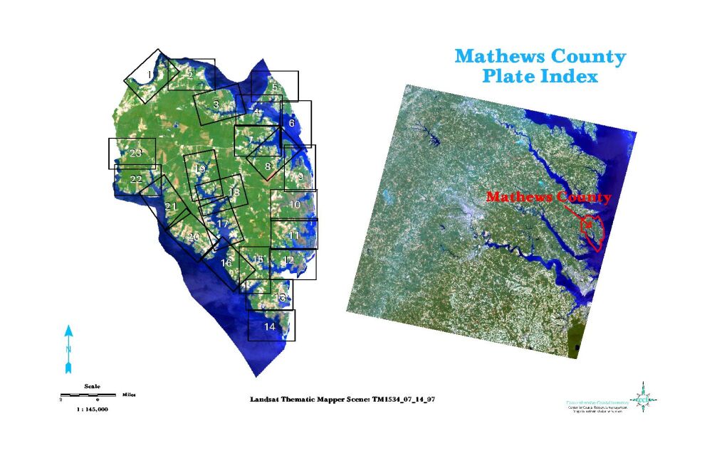 Mathews County Maps